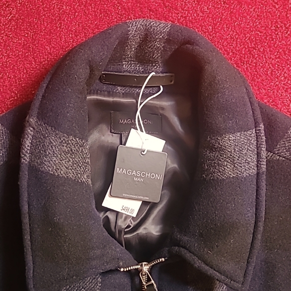Magaschoni | Jackets & Coats | Magaschoni Plaid Mens Wool Jacket | Poshmark